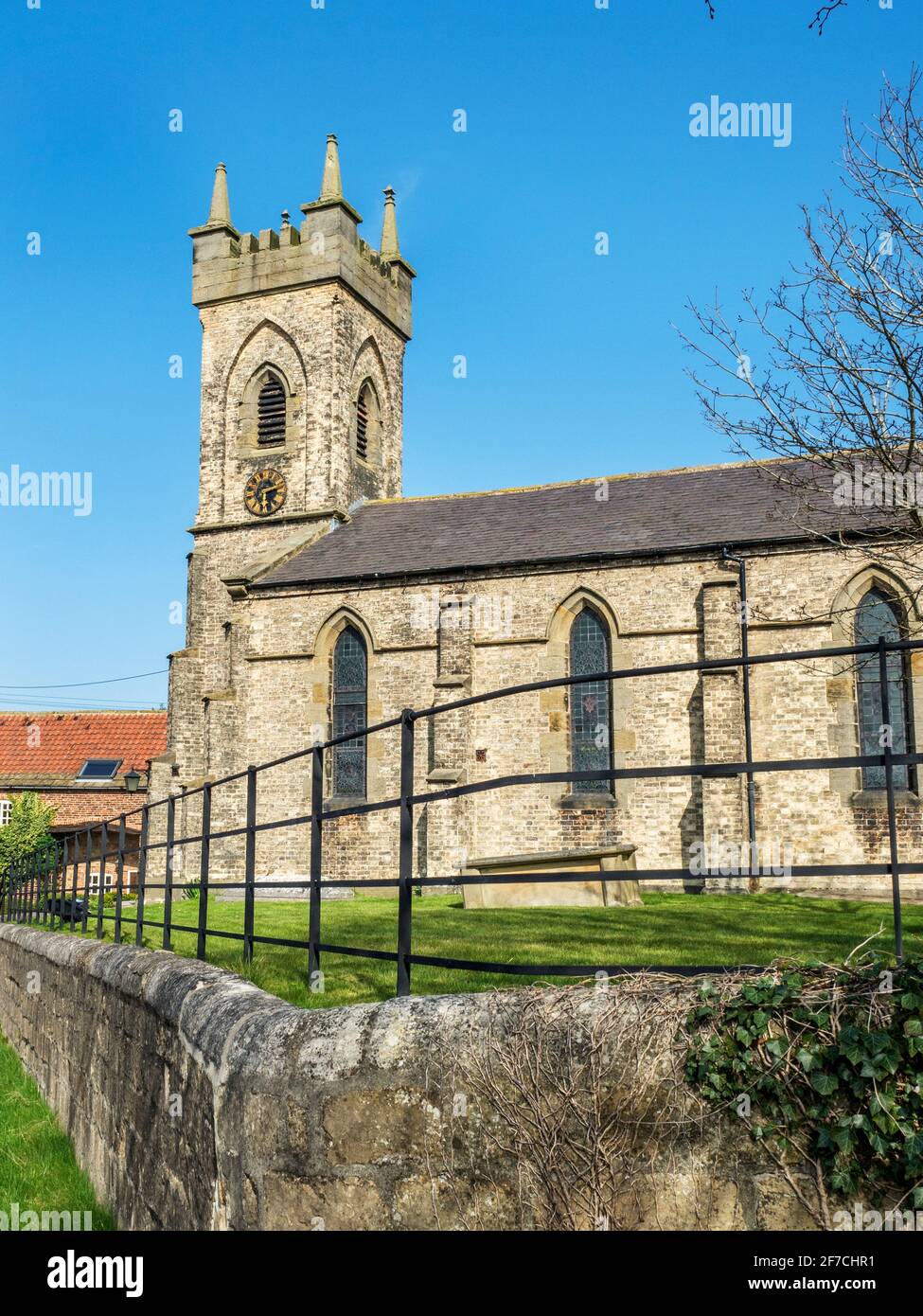 St Bartholomews parish church in the village of Arkendale near ...