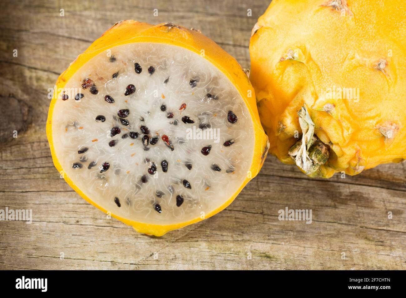 Yellow pitahaya or dragon fruit - Selenicereus megalanthus Stock Photo ...