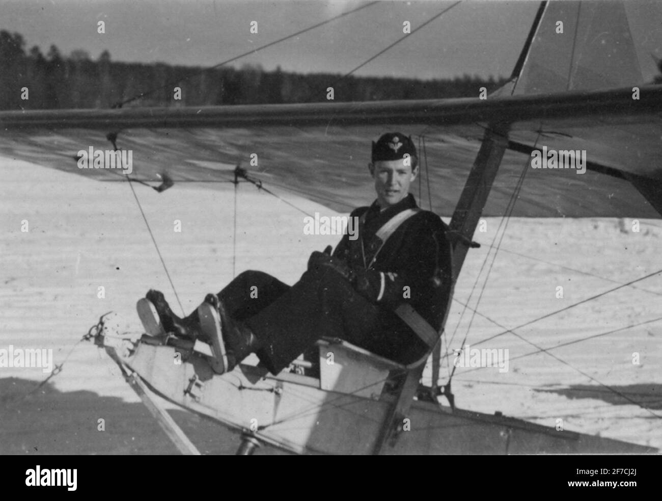 Sailing flight training on F 2 d, Roslagens flying fleet. Flight sail ...