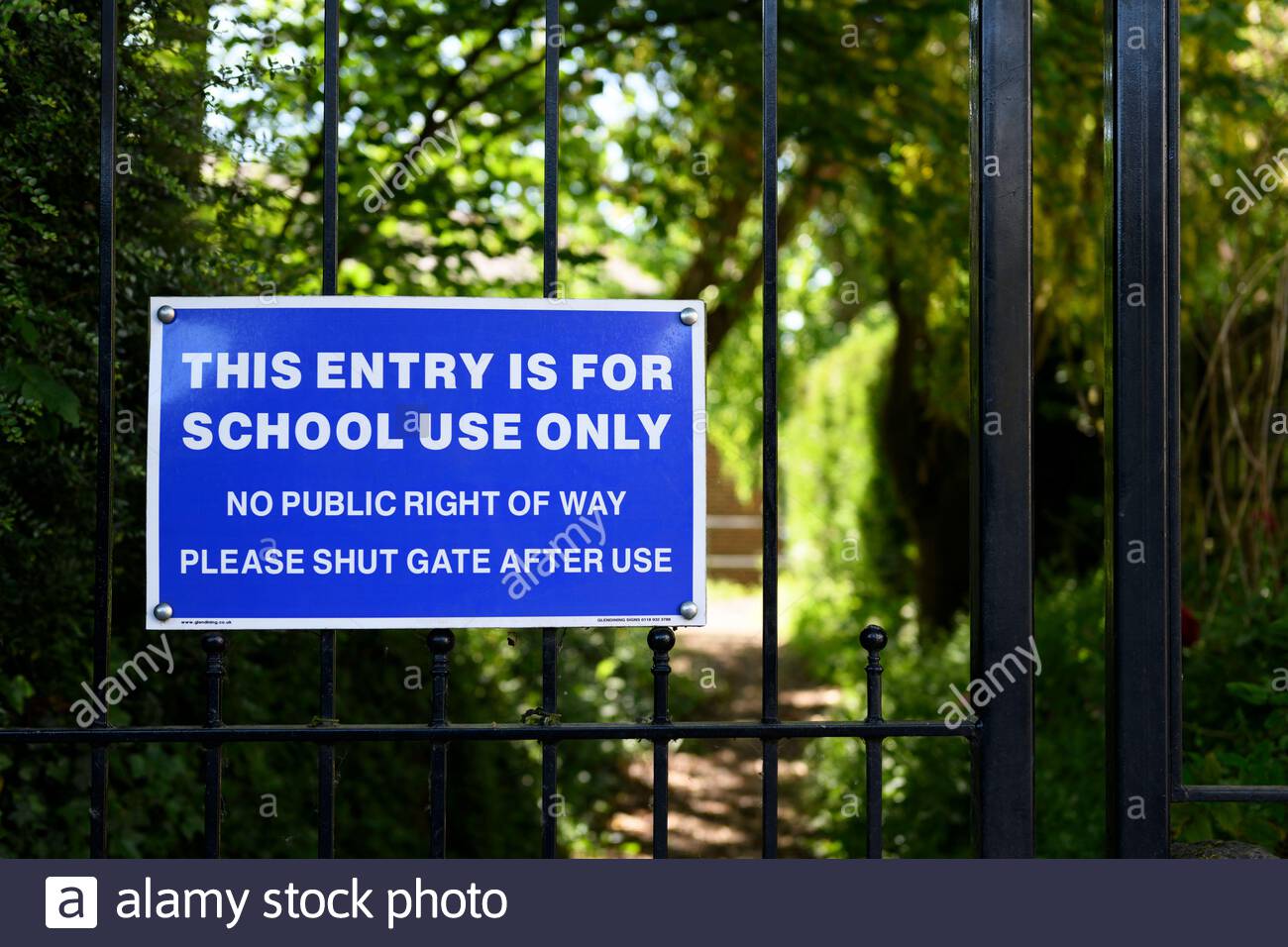 Locked School Gates High Resolution Stock Photography and Images - Alamy