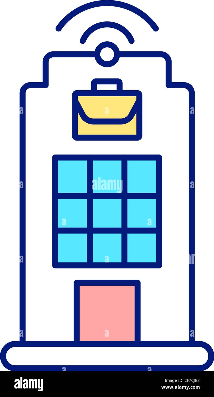 Digital workplace RGB color icon Stock Vector Image & Art - Alamy