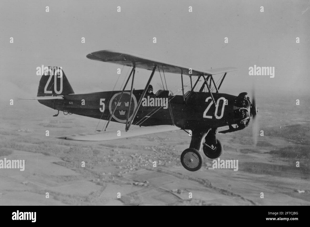 Aircraft so-called 12 marked 20 from F 5, 1940s . airplane so-called 12 ...