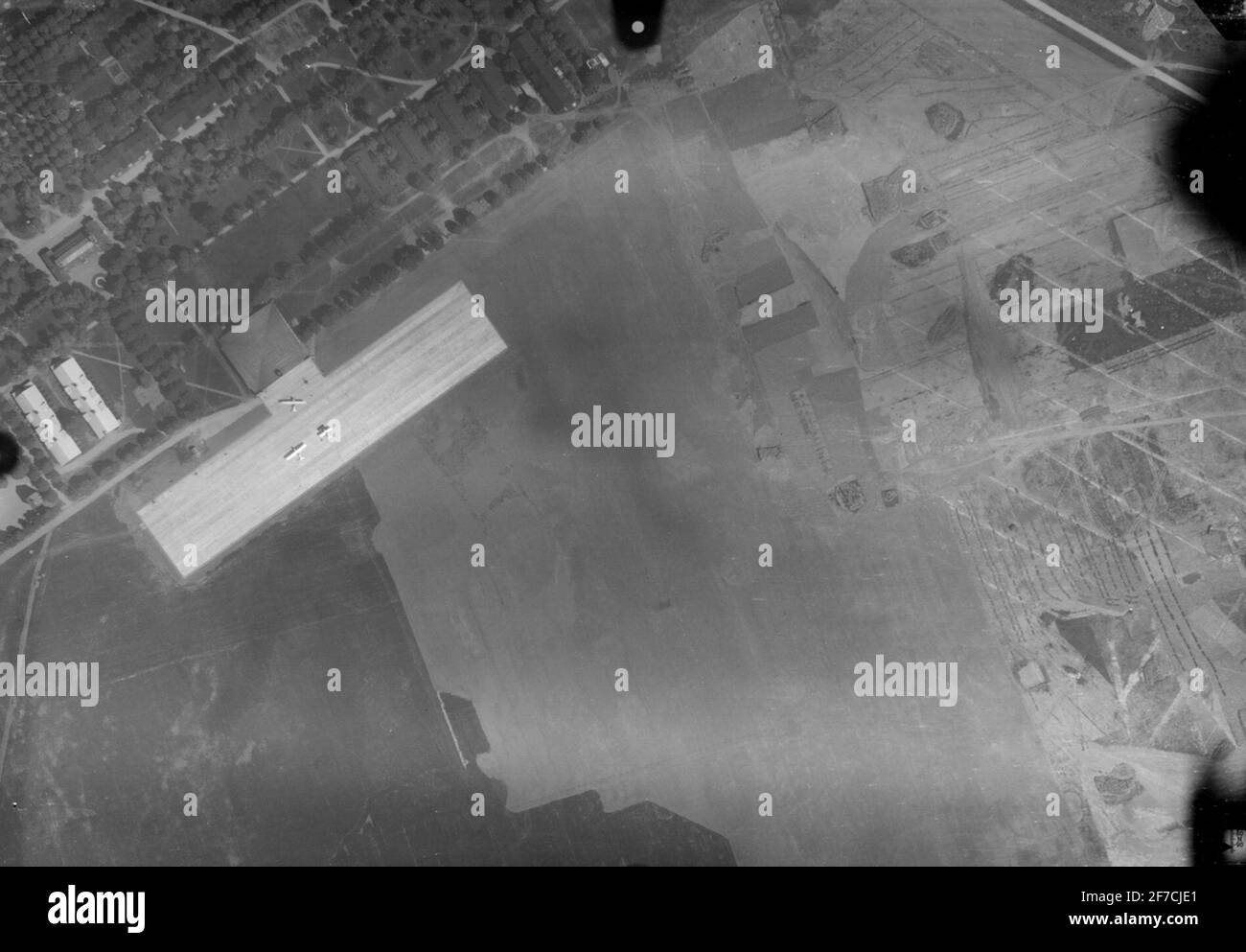 Aerial photography of the airfield at F 3 Malmen, 1936 . Aerial ...