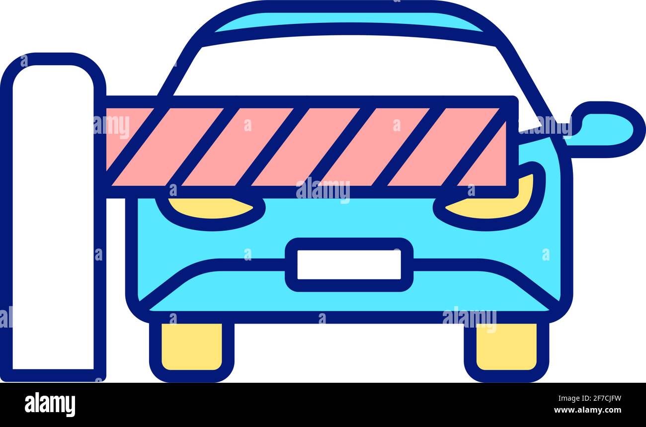 Checkpoint RGB color icon Stock Vector Image & Art - Alamy