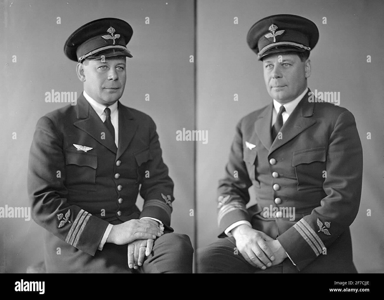 Portrait of Captain Karl Kjellgren, 1938 Portrait of Captain Karl ...