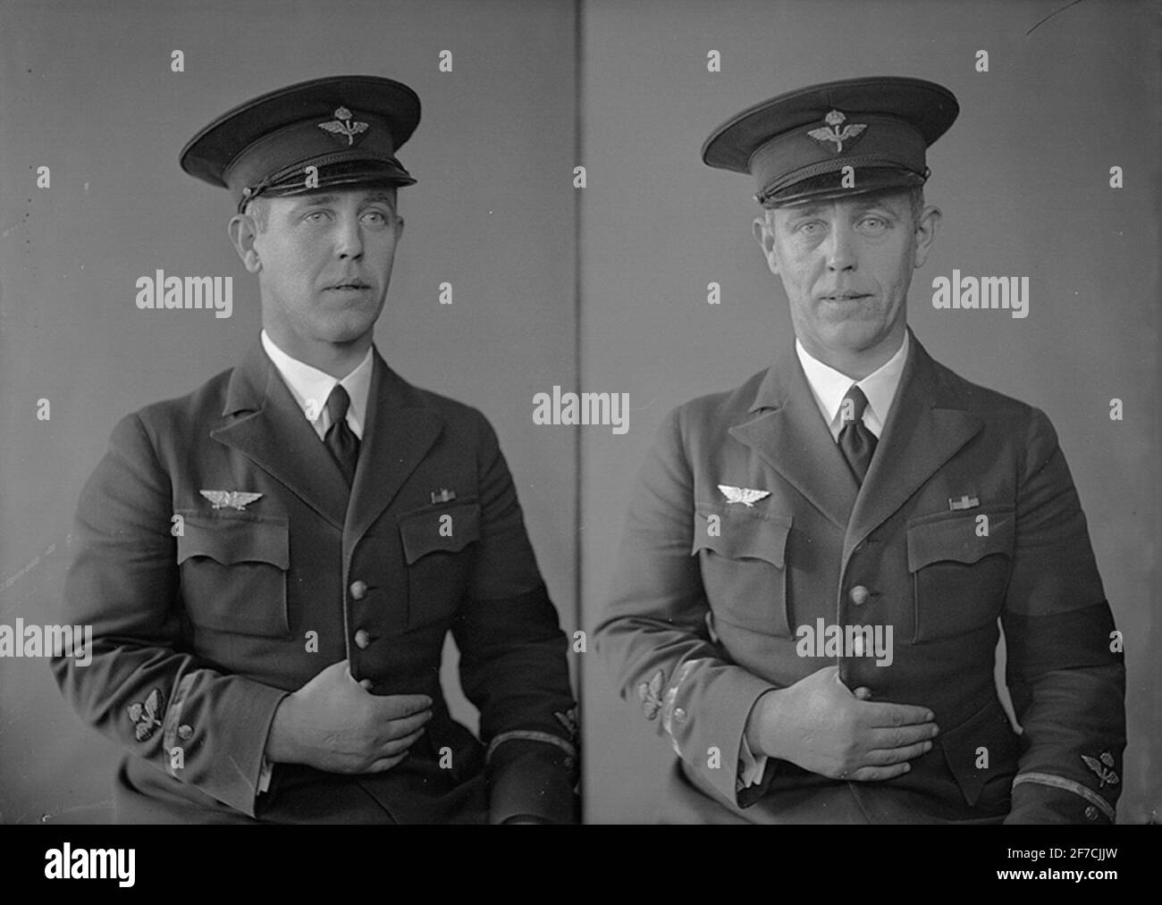 Portrait of Fanjunkare Helge Pihl, 1938 Portrait of Forkunkare Helge ...