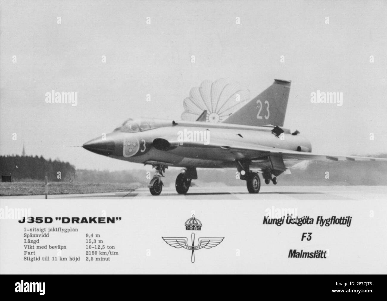 Postcard by J 35 D from F 3 Malmen Postcard by J 35 D from F 3 ore on ...