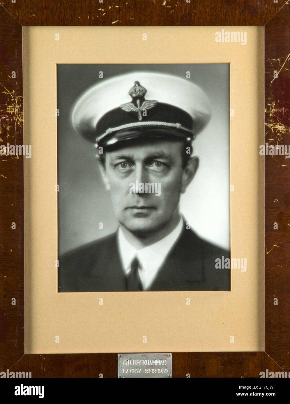 Portrait photography of Hugo Beckhammar . Portrait photography of Hugo Beckhammar, head of the ...