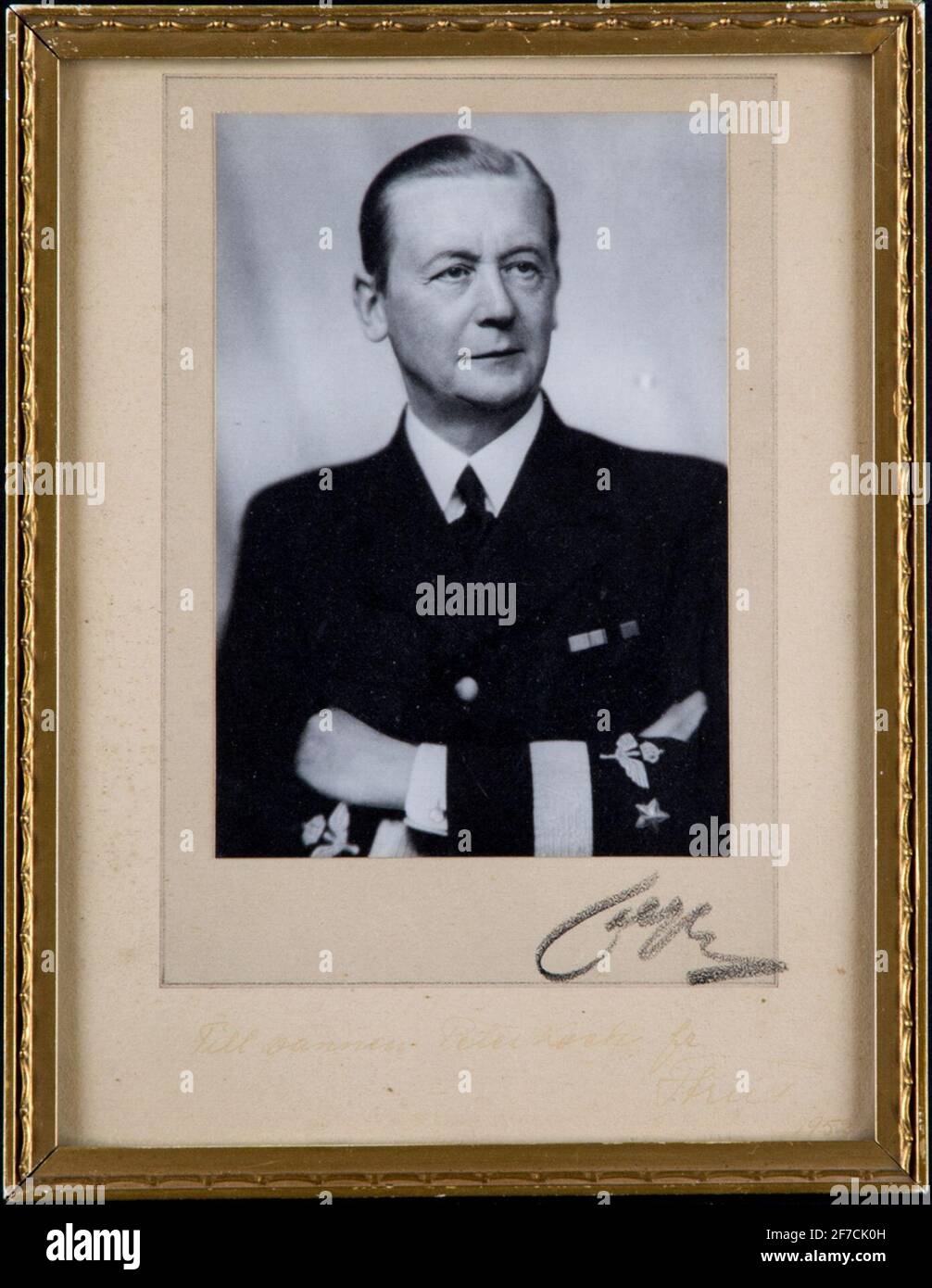 Portrait photography of Torsten Friis, head of Air Force 1934-1942 ...
