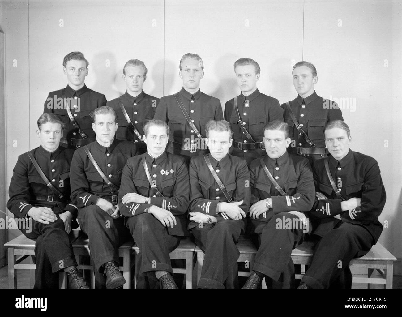 Pupils at Furir School at F 3 Östgöta Flight Fleet, 1942 Motifs ...