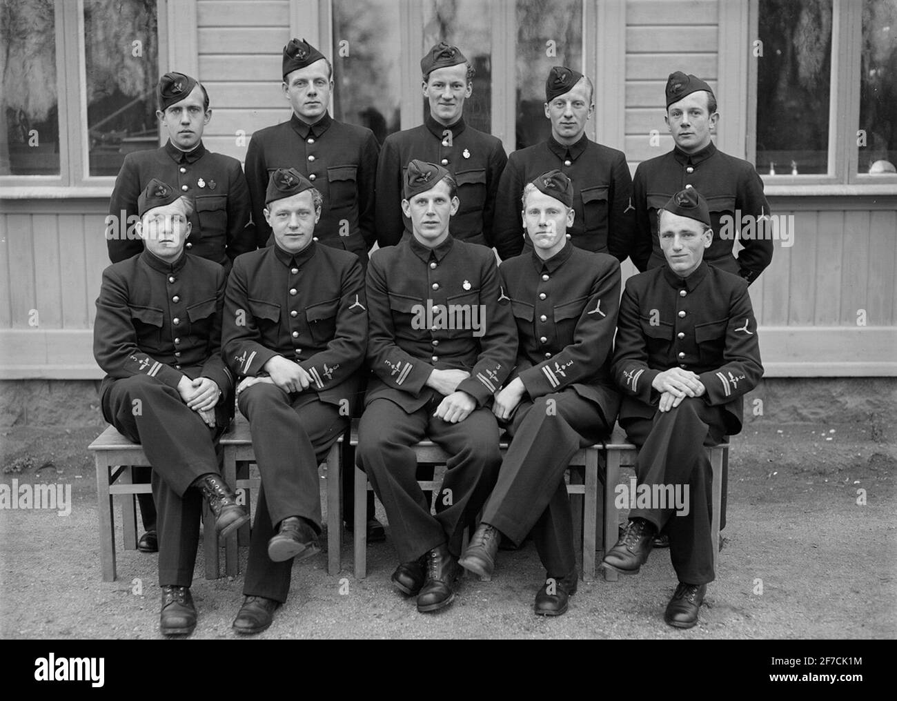 Pupils at the Flying School of Aircraft Mechanic on F 3 Östgöta Flight ...