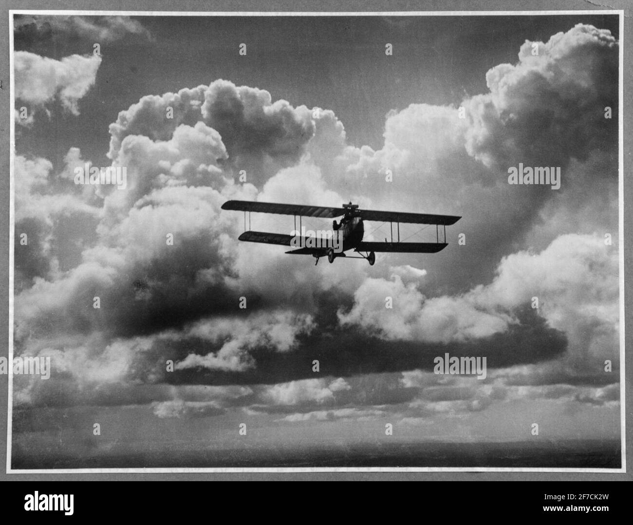 Airplane Albatros Biia in the air Airplane Albatros Biia in the air. Large format, mounted photo ...