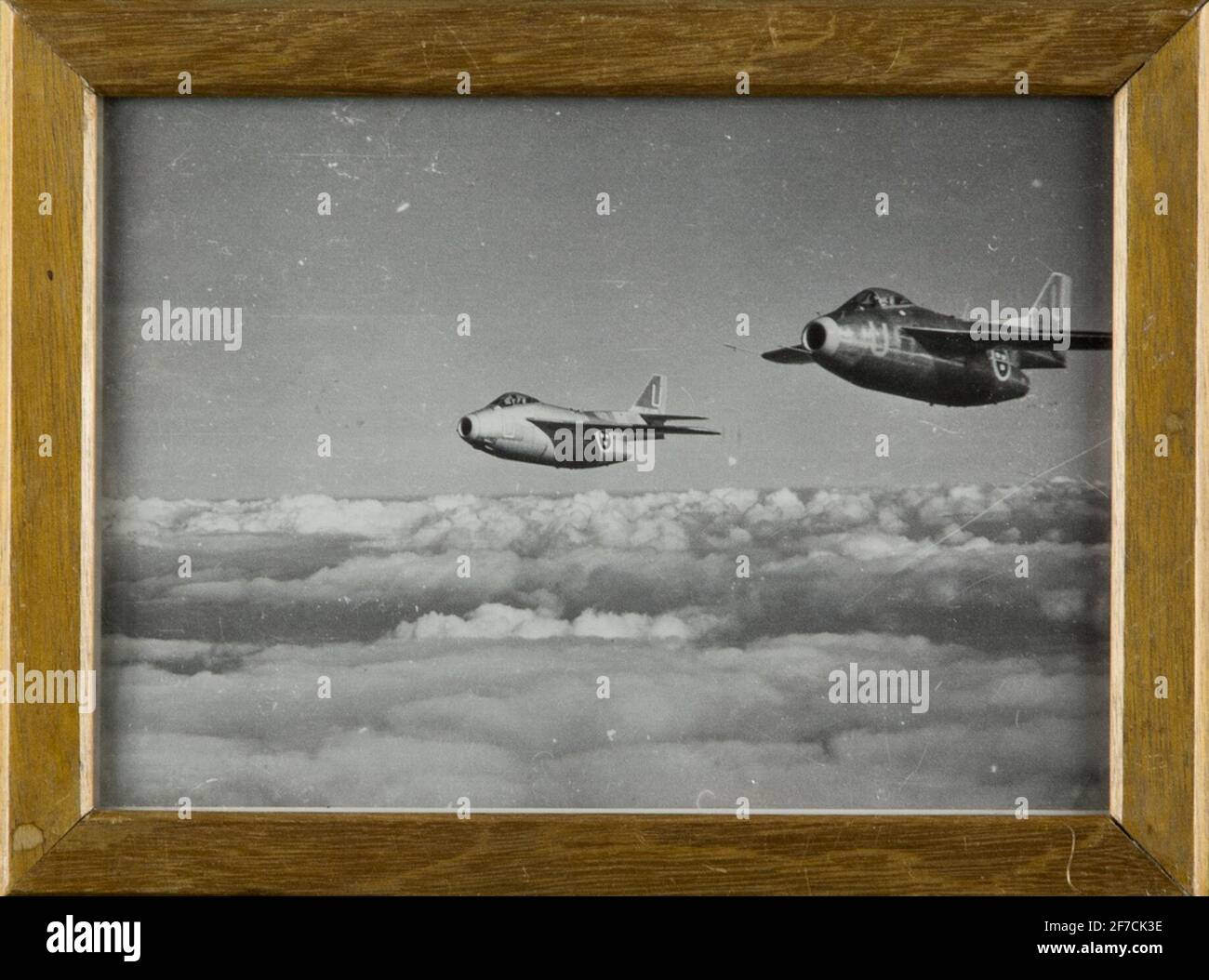 Two sample aircraft Saab 29 The barrel in Roteflivning, about 1948 two ...