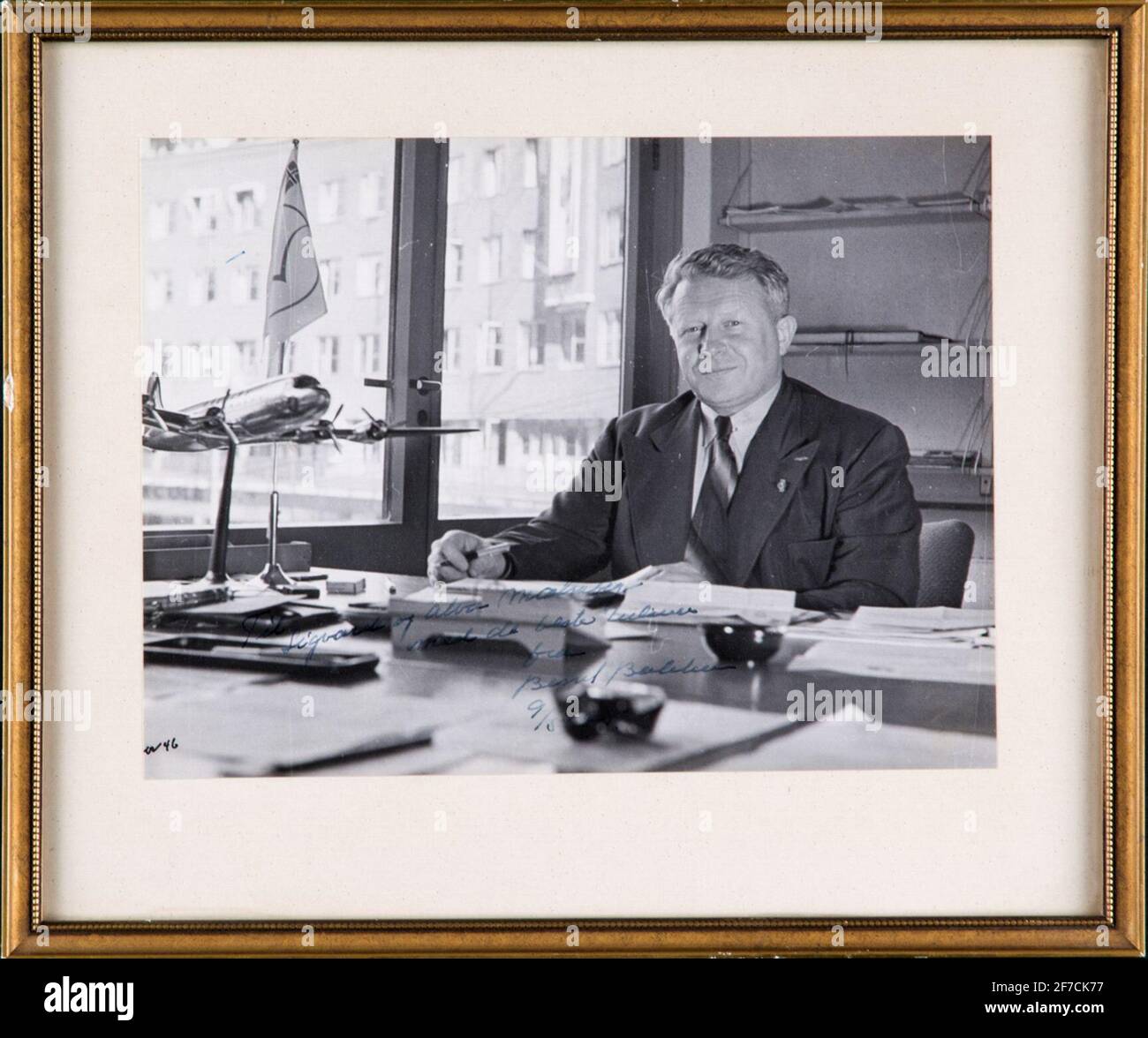 Portrait photography of the Flyer Bernt Balchen Portrait photography of ...