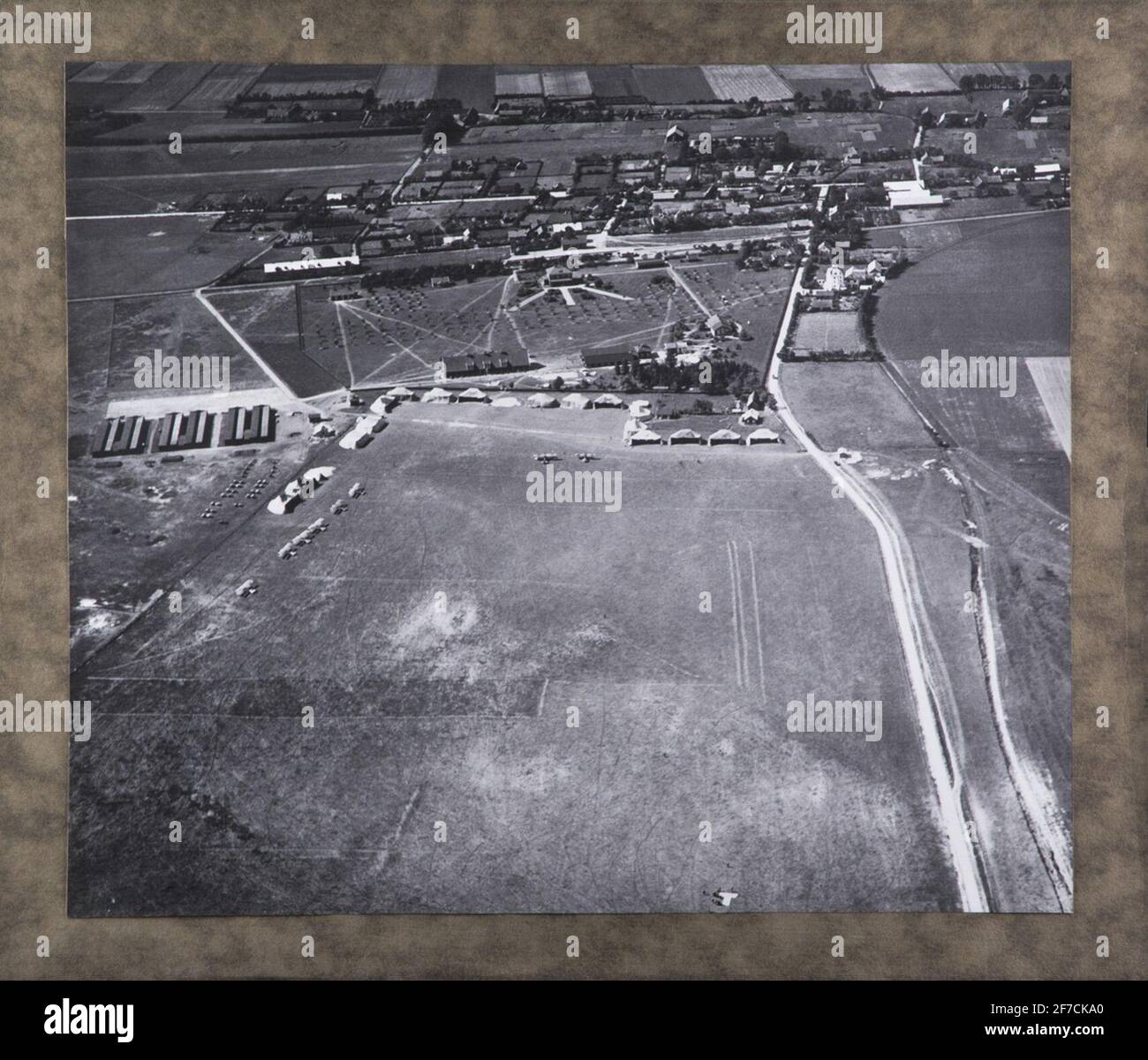 Aerial photography of Rinkaby Airport, 1920s Aerial photography of ...