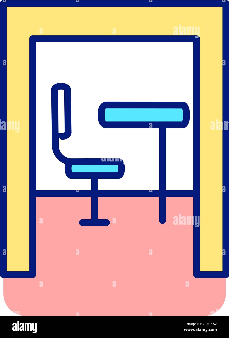 Flexible workspace RGB color icon Stock Vector Image & Art - Alamy