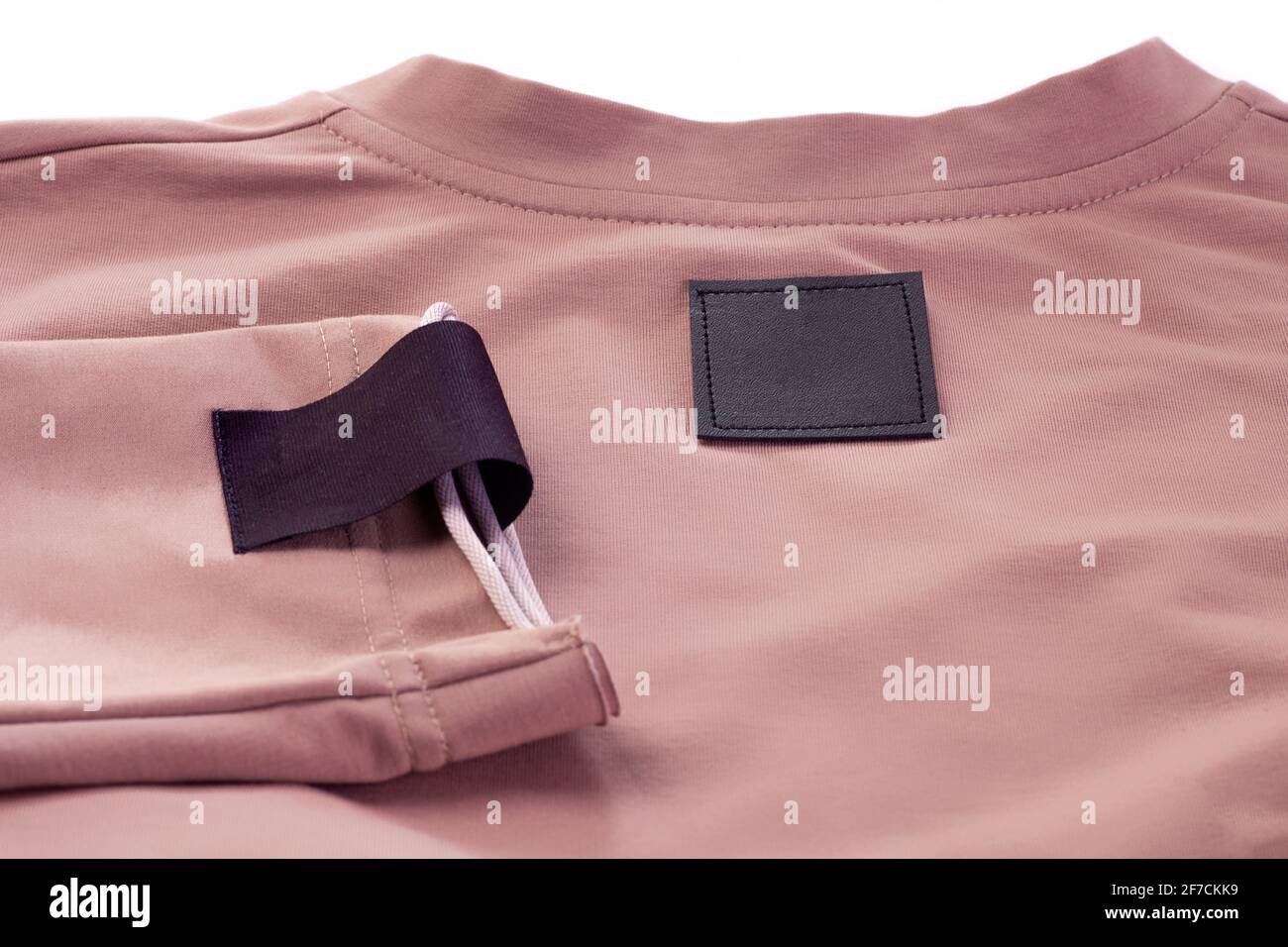 Blank tag black satin hi-res stock photography and images - Alamy