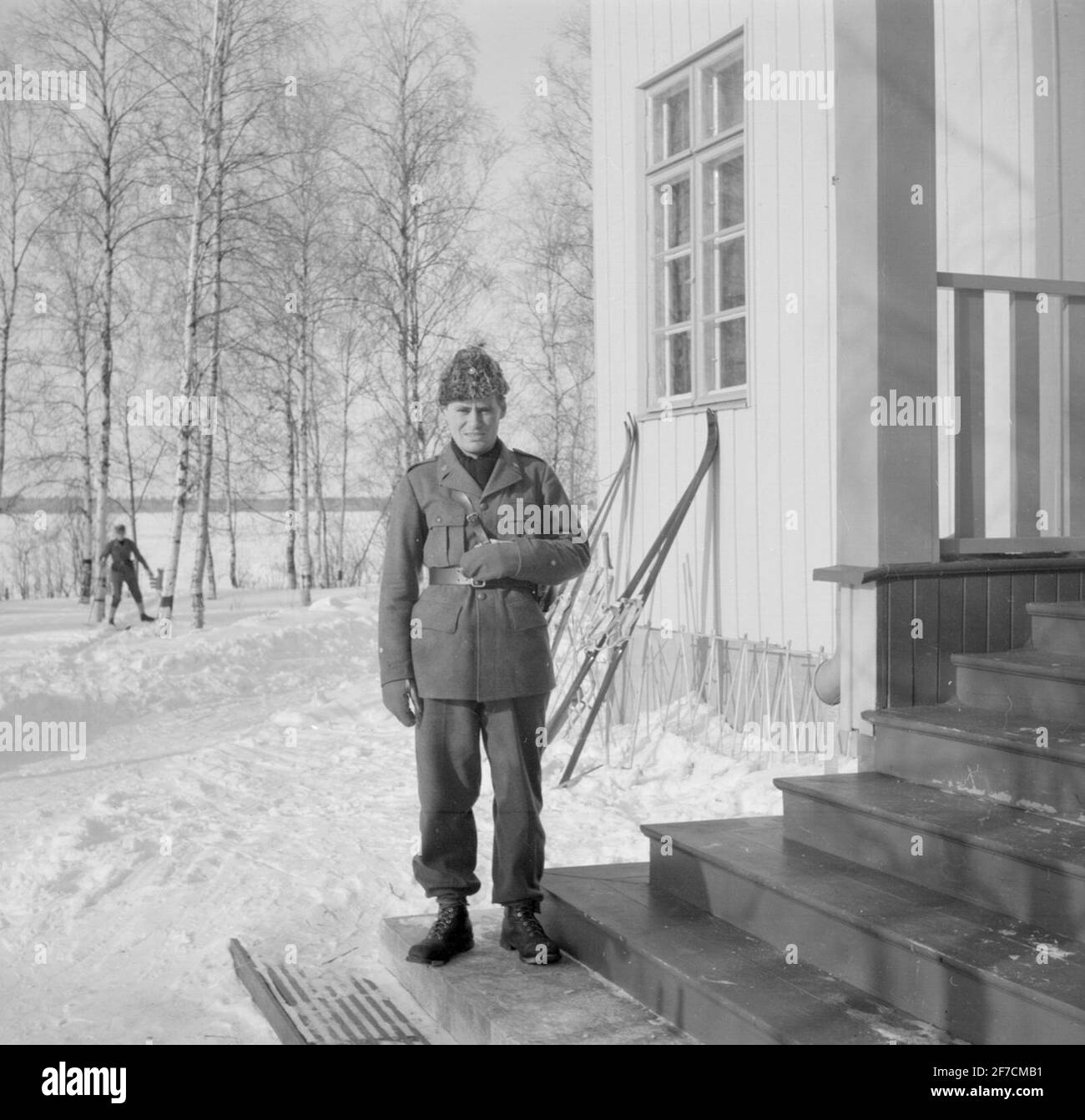 Portrait photo of military related Swedish NGO in Finland, F 19 motives ...