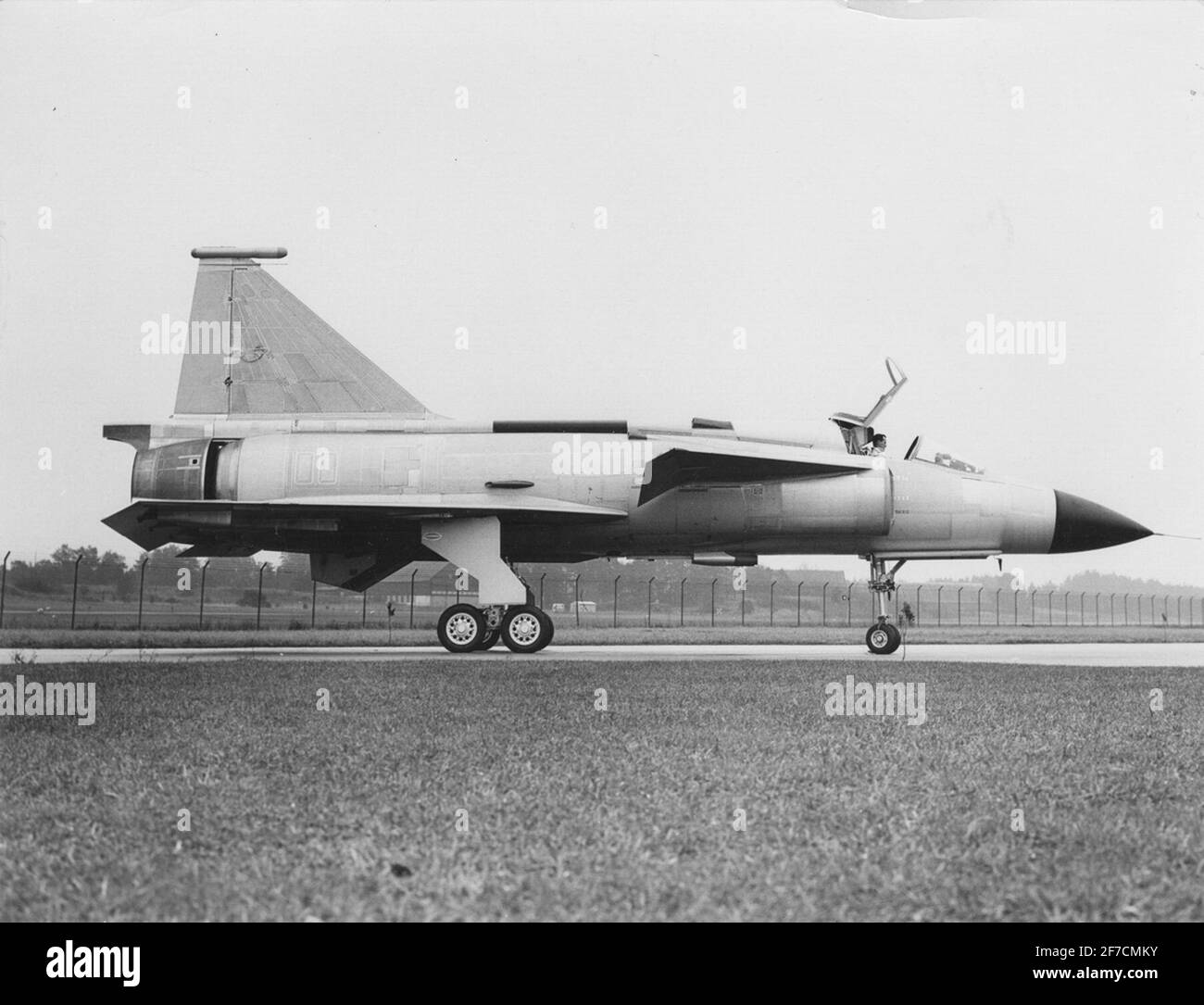 Saab 37 Black and White Stock Photos & Images - Alamy