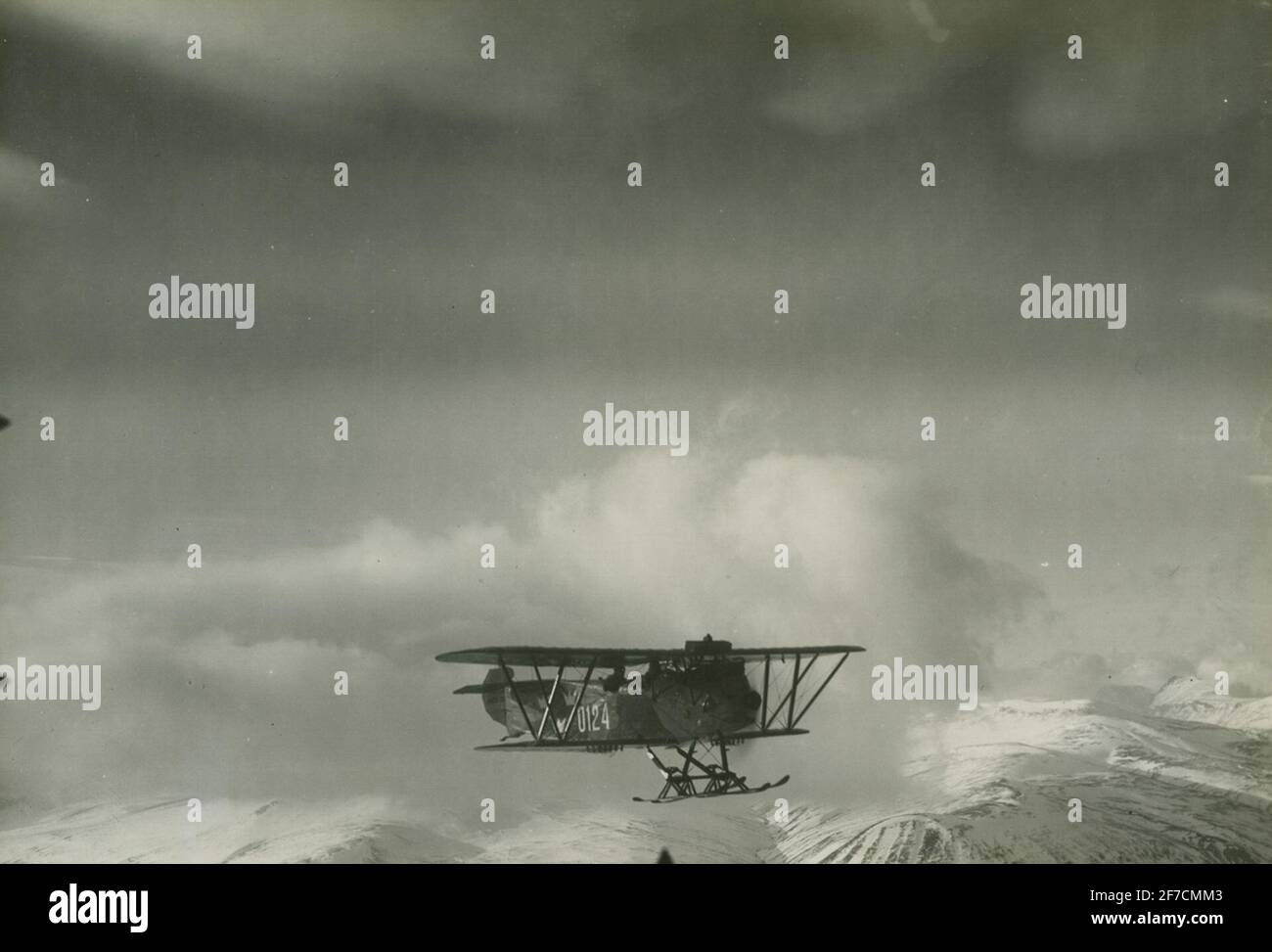 Aerial image of aircraft Phönix C.I DRONT NUMBER 0124 In the air above ...