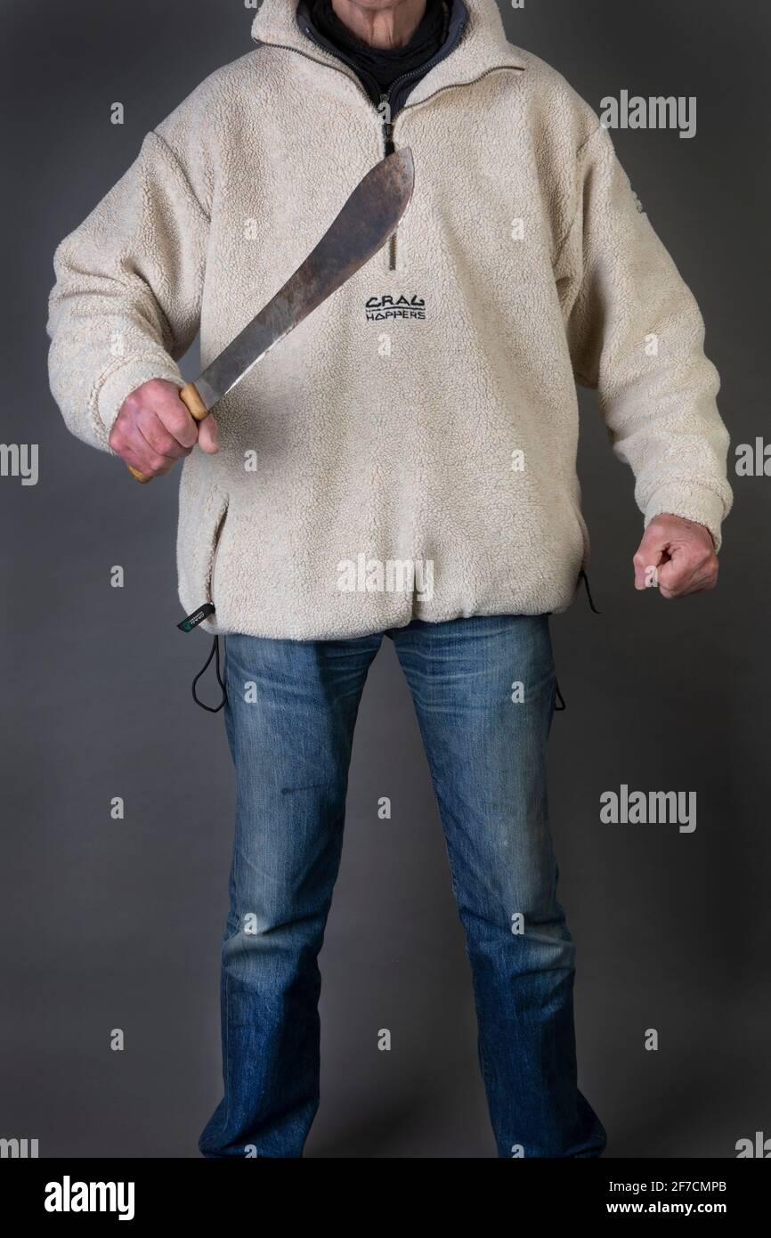 Machete cut hi-res stock photography and images - Alamy