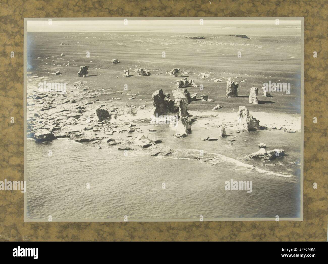 Aerial view of Raukar on Gotlands East Coast, CA 1920-1930 Speeches ...