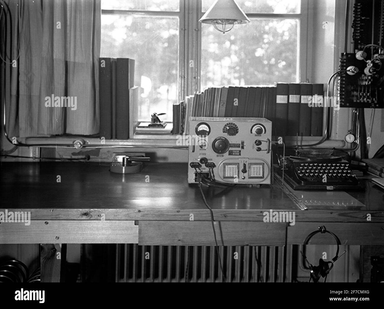Transmission and control room Black and White Stock Photos & Images - Alamy