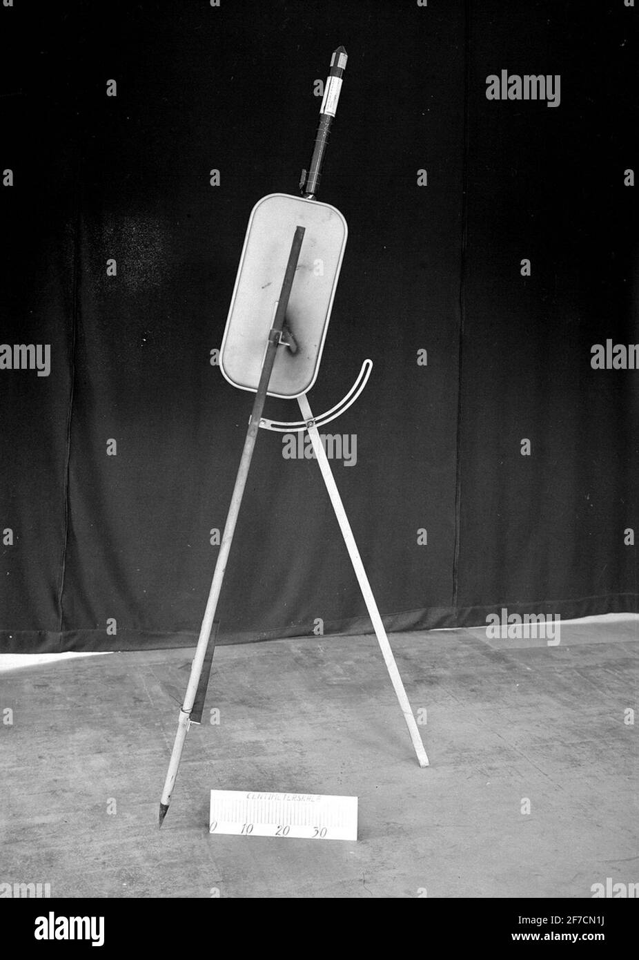 Stand for signal rockets, 1935 motif: Stand for signal rockets Stock ...