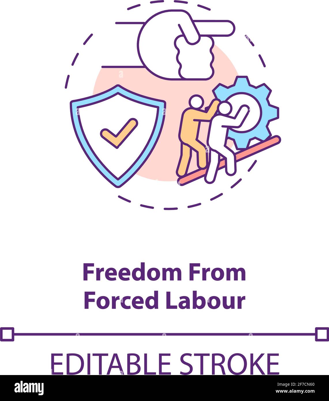Forced labour illustration hi-res stock photography and images - Alamy