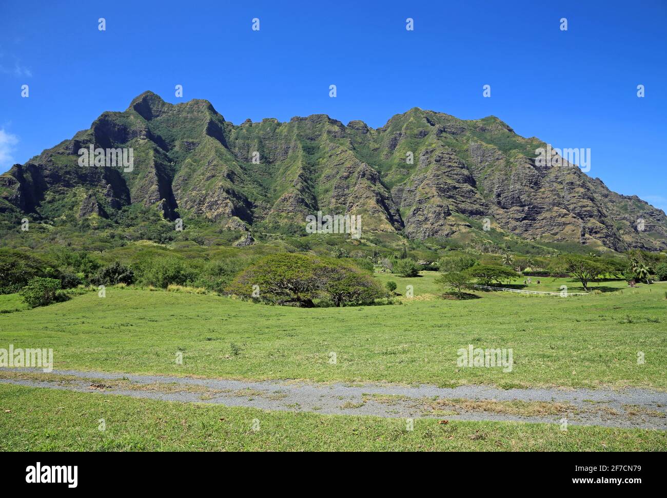 Hawaii kualoa valley hi-res stock photography and images - Alamy