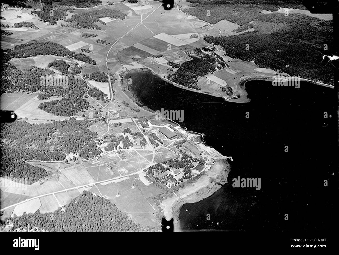 Aerial photography of F 2 Roslagens flying fleet, 1940. Aerial ...