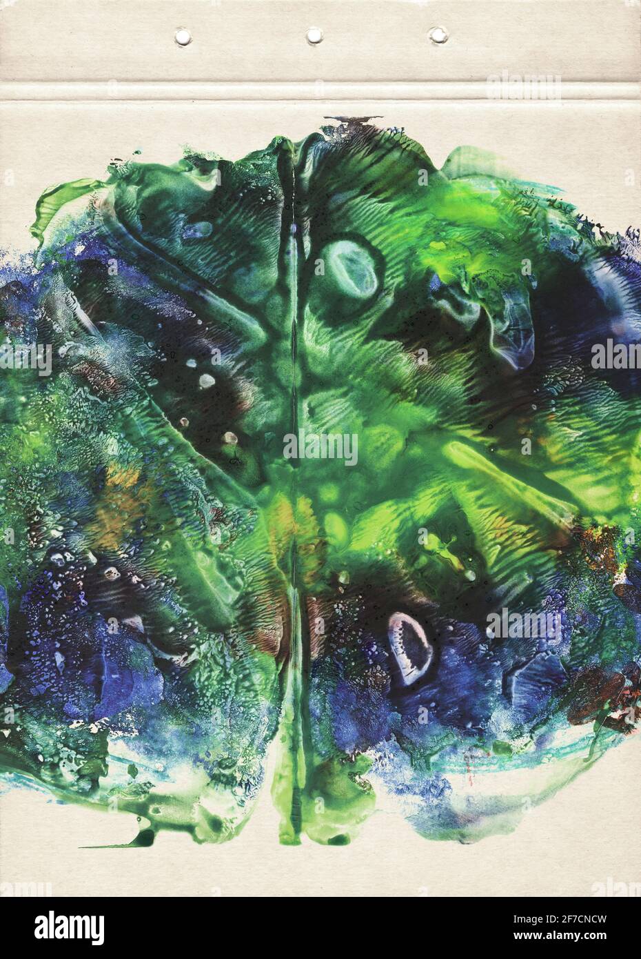 Watercolour splodge on paper hi-res stock photography and images - Alamy