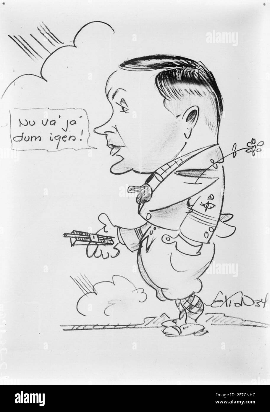 Caricature image of engineer Westråsgård Motifs: cartoon image of ...