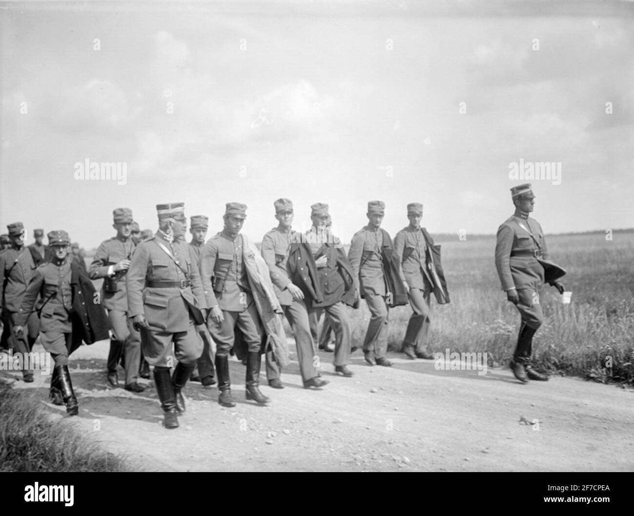 Royal Visit Prince Gustaf Adolf Visits Malmen. Military, with the ...