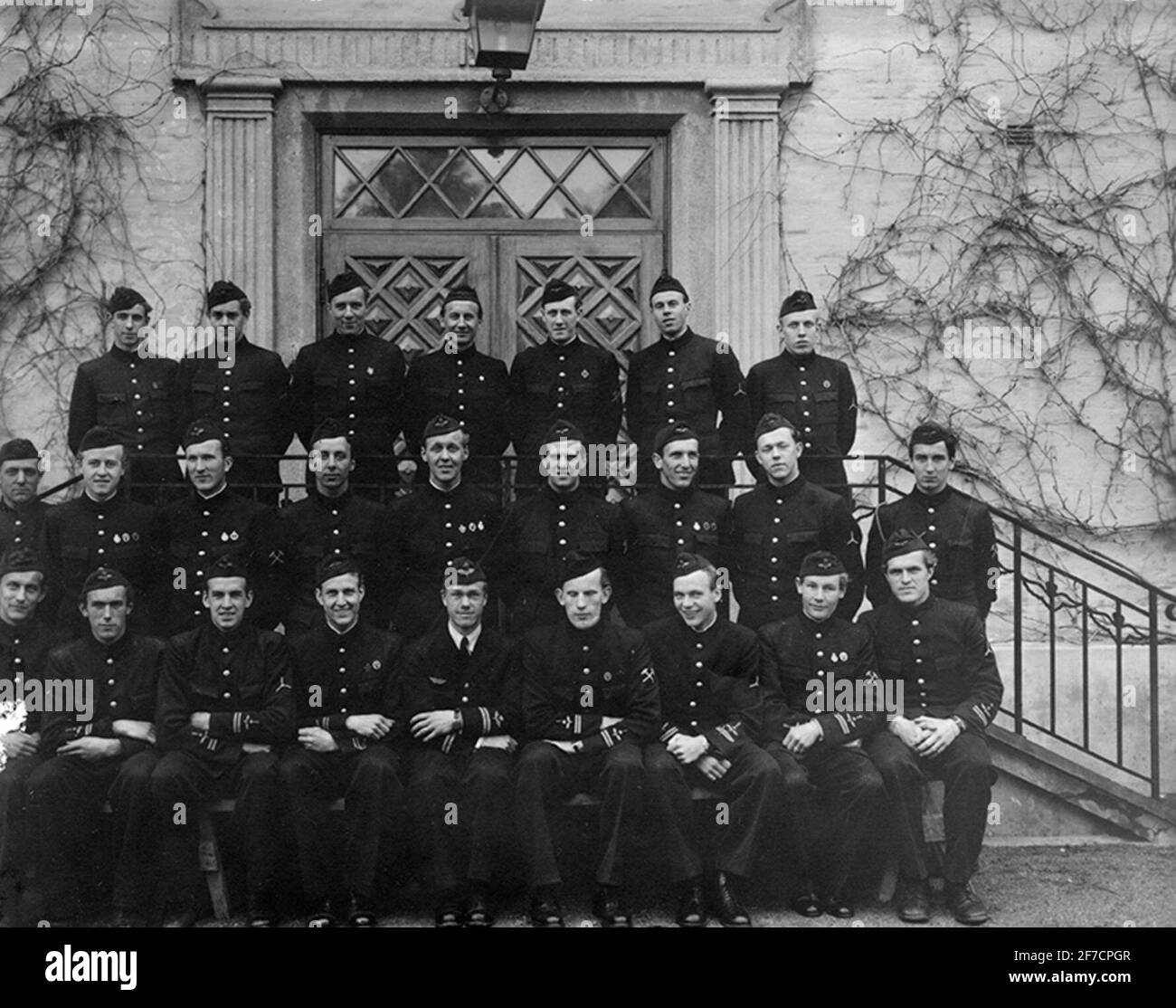 Group view of students at Furir School at F 2 Roslagens flyflotti Group ...