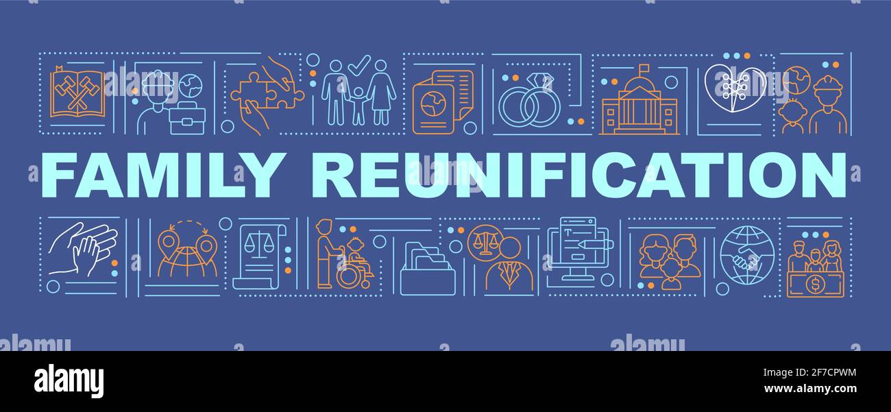 Family reunification Stock Vector Images - Alamy