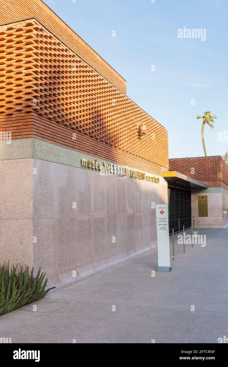 Ysl museum morocco hi-res stock photography and images - Alamy