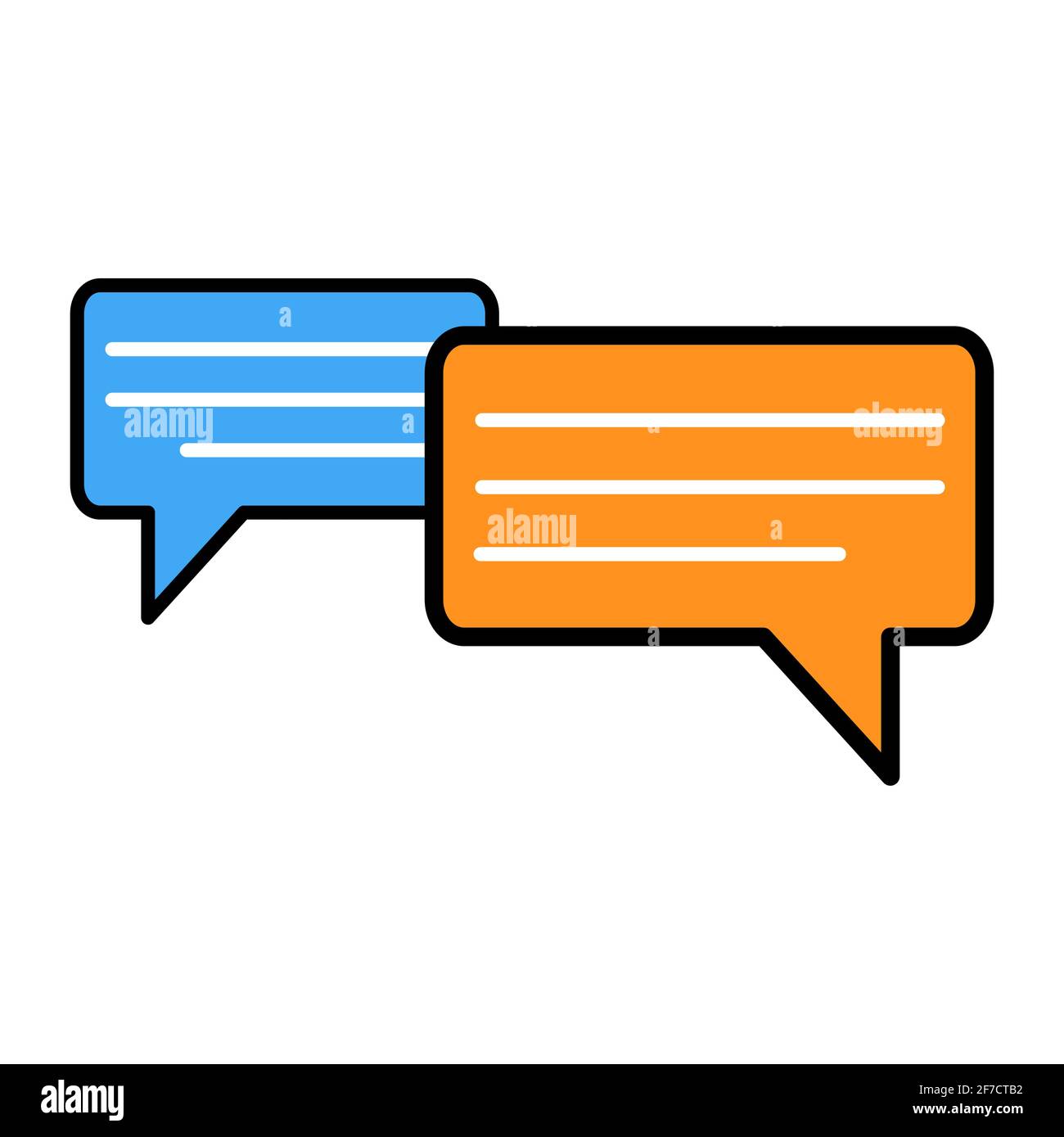 Chat, communication, speak, talk icon vector illustration isolated on ...