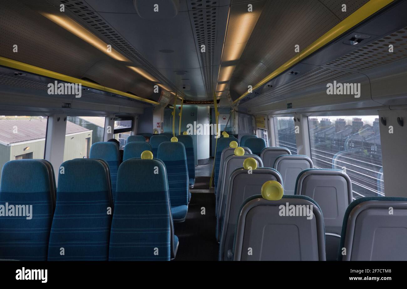 Empty train carriage hi-res stock photography and images - Alamy