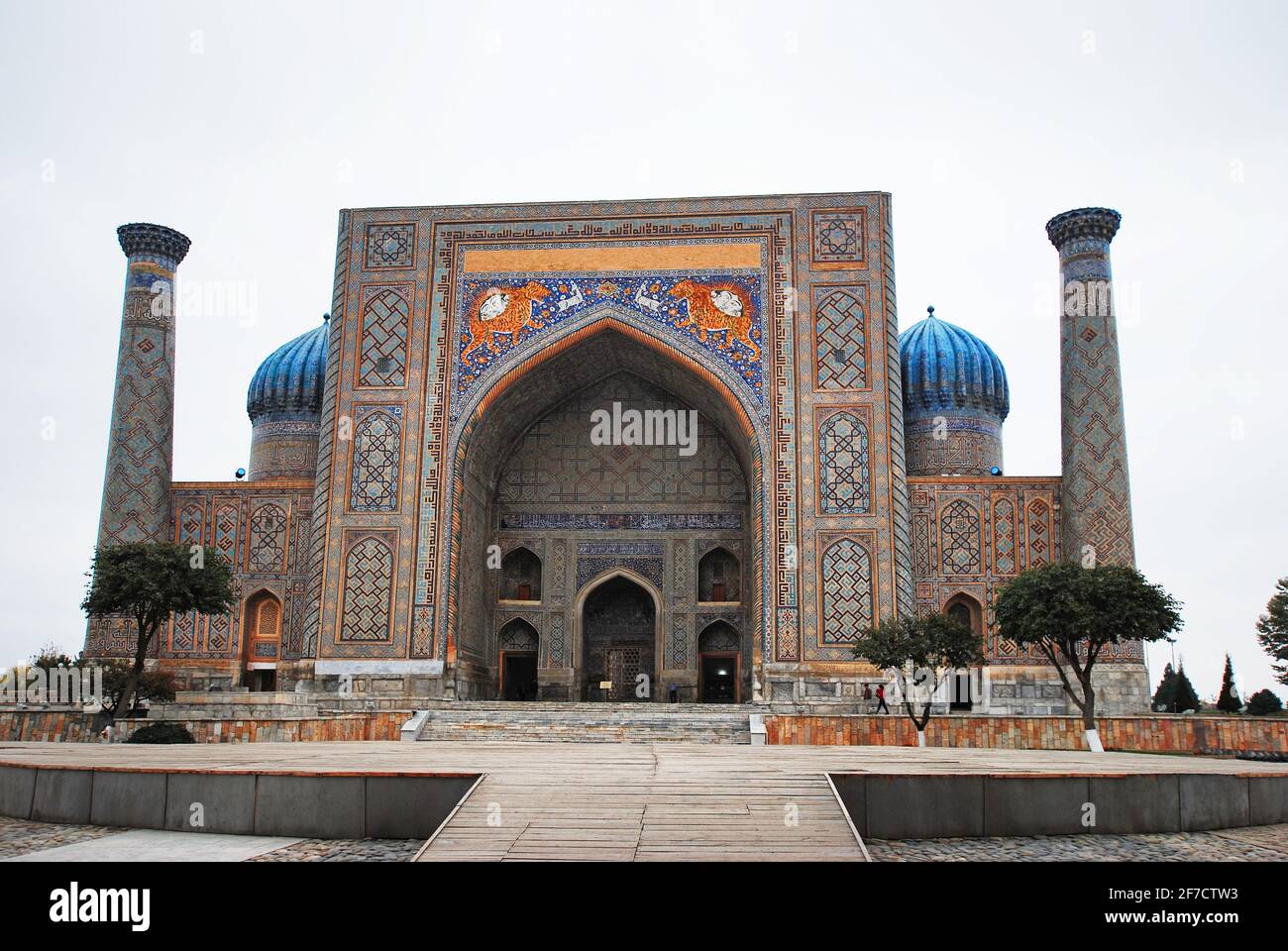 Registan Square in Samarkand, Uzbekistan - Islamic architecture Stock ...