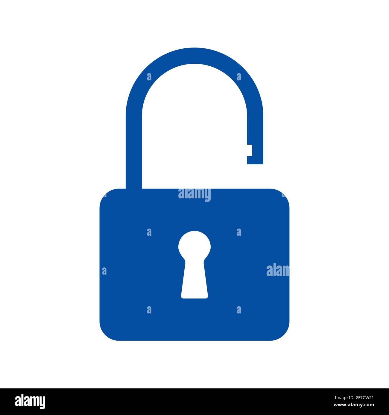 Icons flat open lock. Symbols vector security. Isolated symbol on white ...