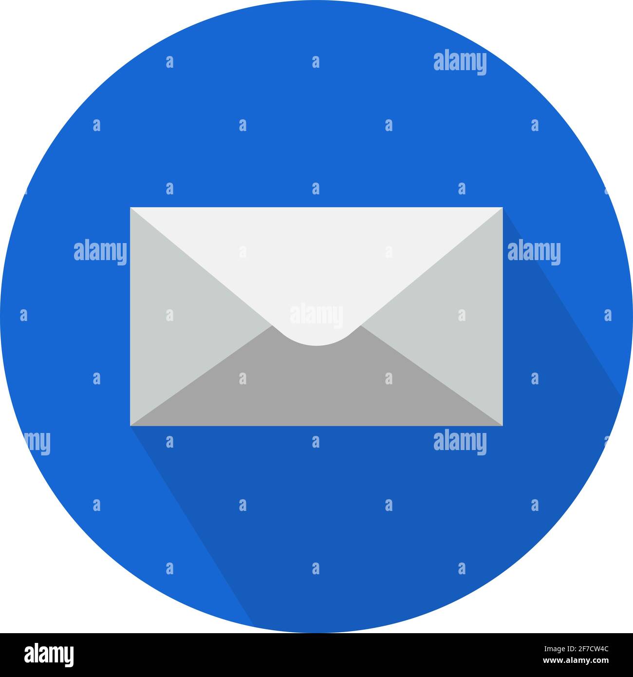Mail, e-mail icon, symbol on color background. Vector isolated design ...