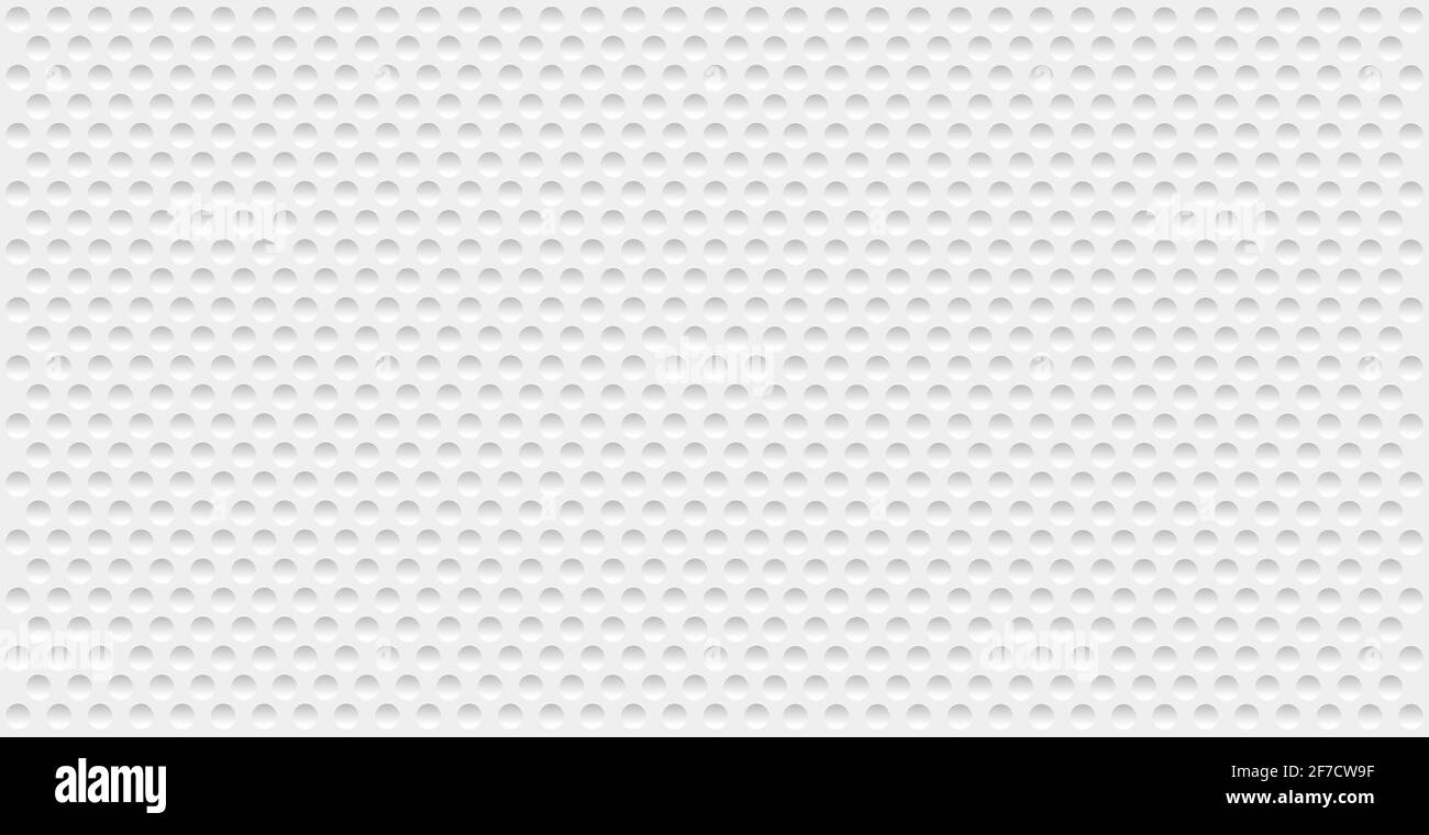 Abstract white perforated background with many holes - Vector ...
