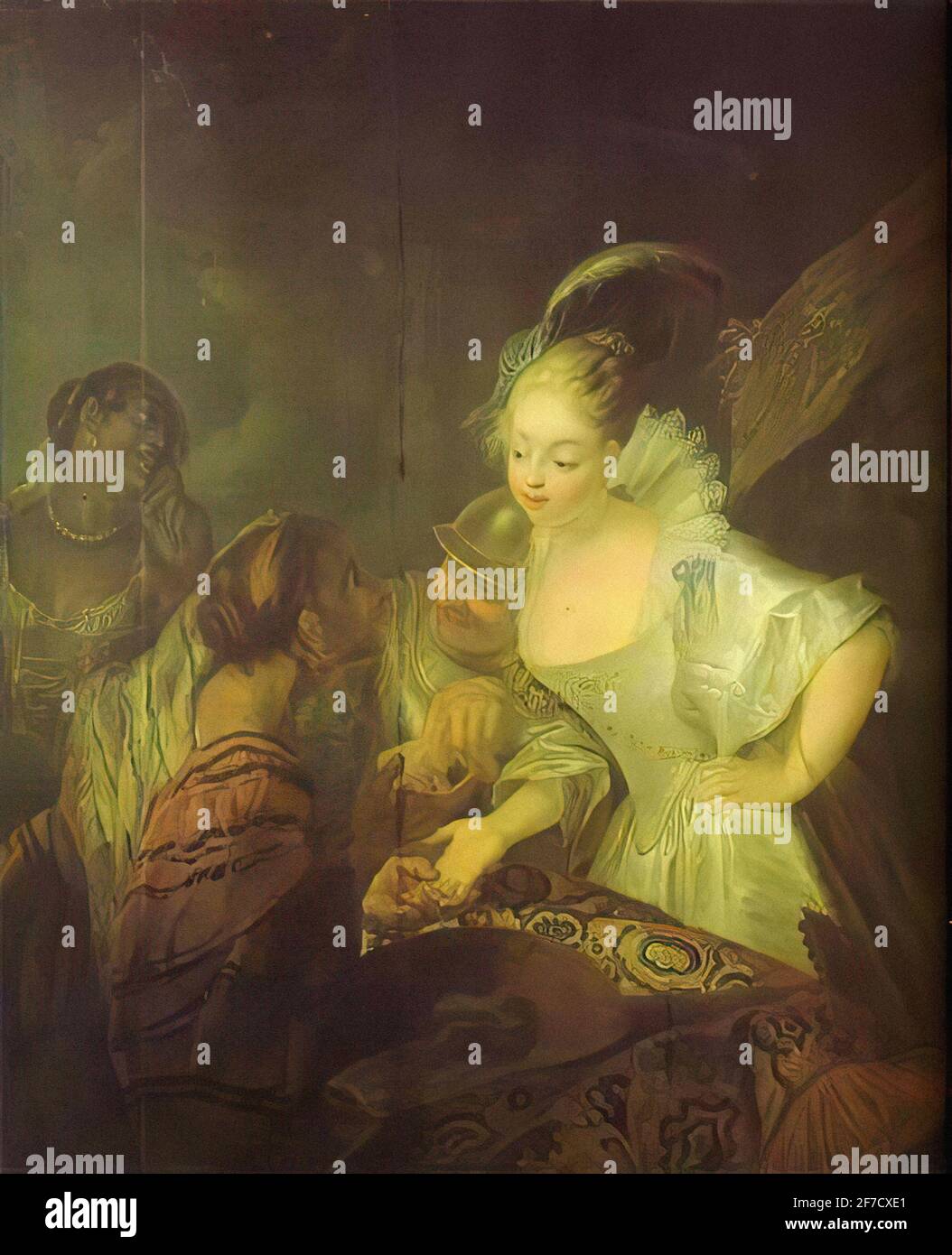 Antoine Pesne - Fortune Teller C 1710 Stock Photo - Alamy