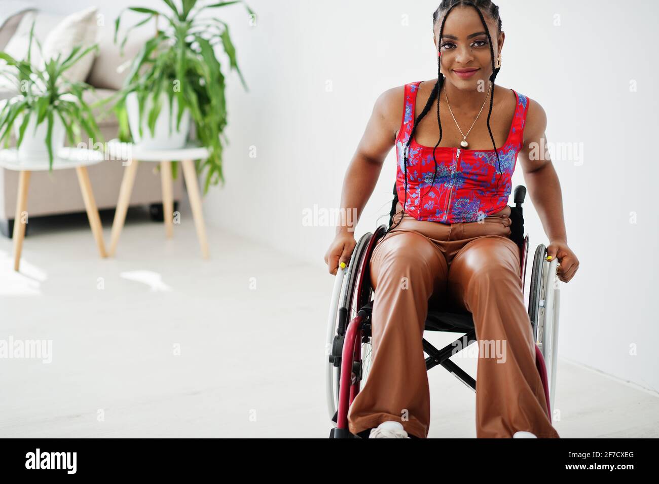 Black woman in hospital wheelchair hi-res stock photography and images ...