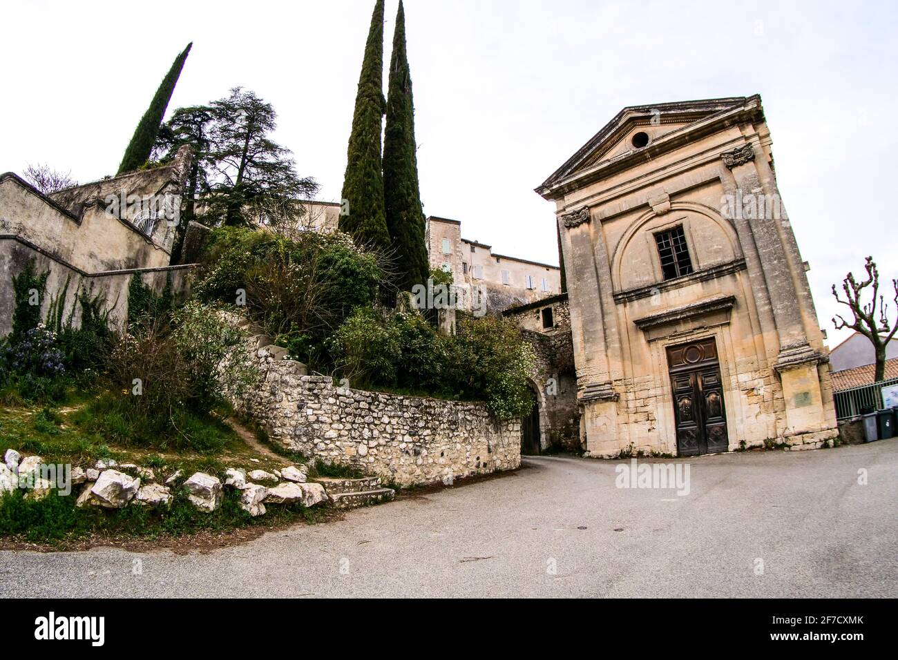 Notre Dame du Rhone Chapel (XVIIIth), Viviers, Ardeche, France Stock ...