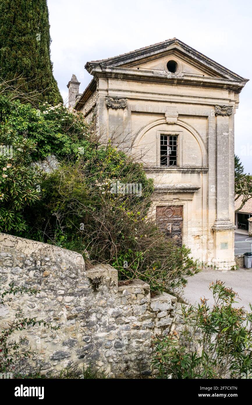 Notre Dame du Rhone Chapel (XVIIIth), Viviers, Ardeche, France Stock ...