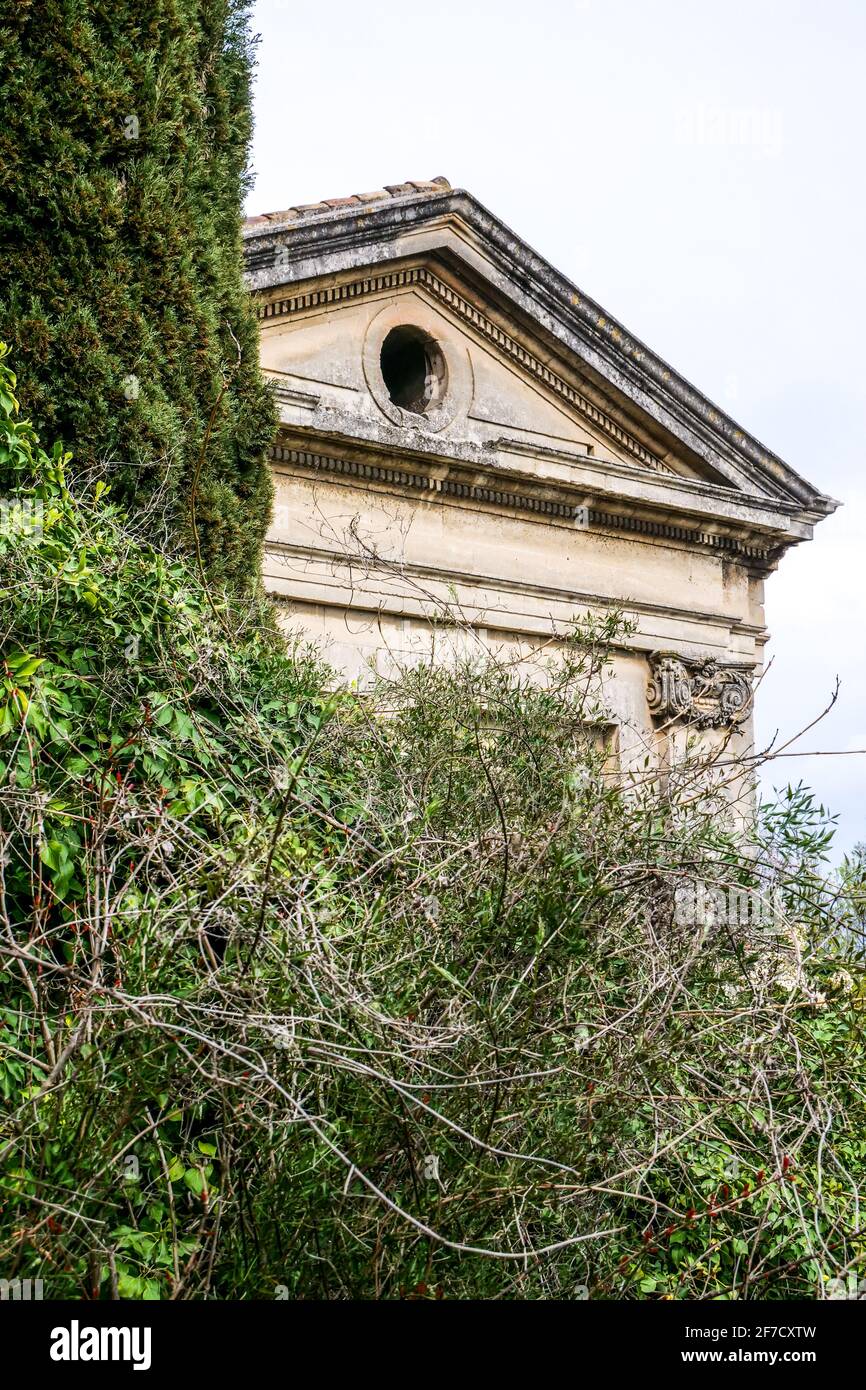 Notre Dame du Rhone Chapel (XVIIIth), Viviers, Ardeche, France Stock ...
