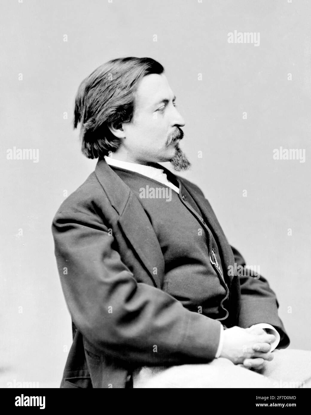 Thomas Nast. Portrait of the German-born American caricaturist and ... Thomas Nast. Portrait of the German-born American caricaturist and ...