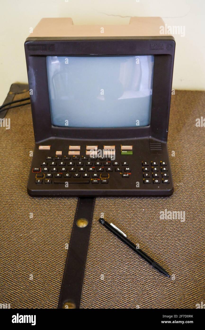 Minitel, Viviers, Ardeche, France Stock Photo - Alamy